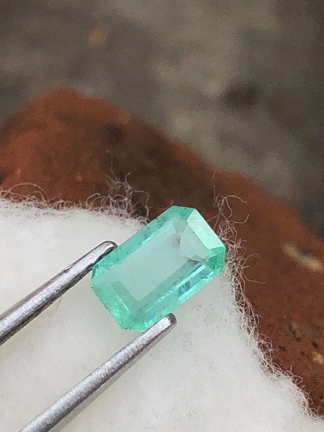 Natural Step Cut Octagon Emerald 6x4 MM Loose Green Emerald - Etsy