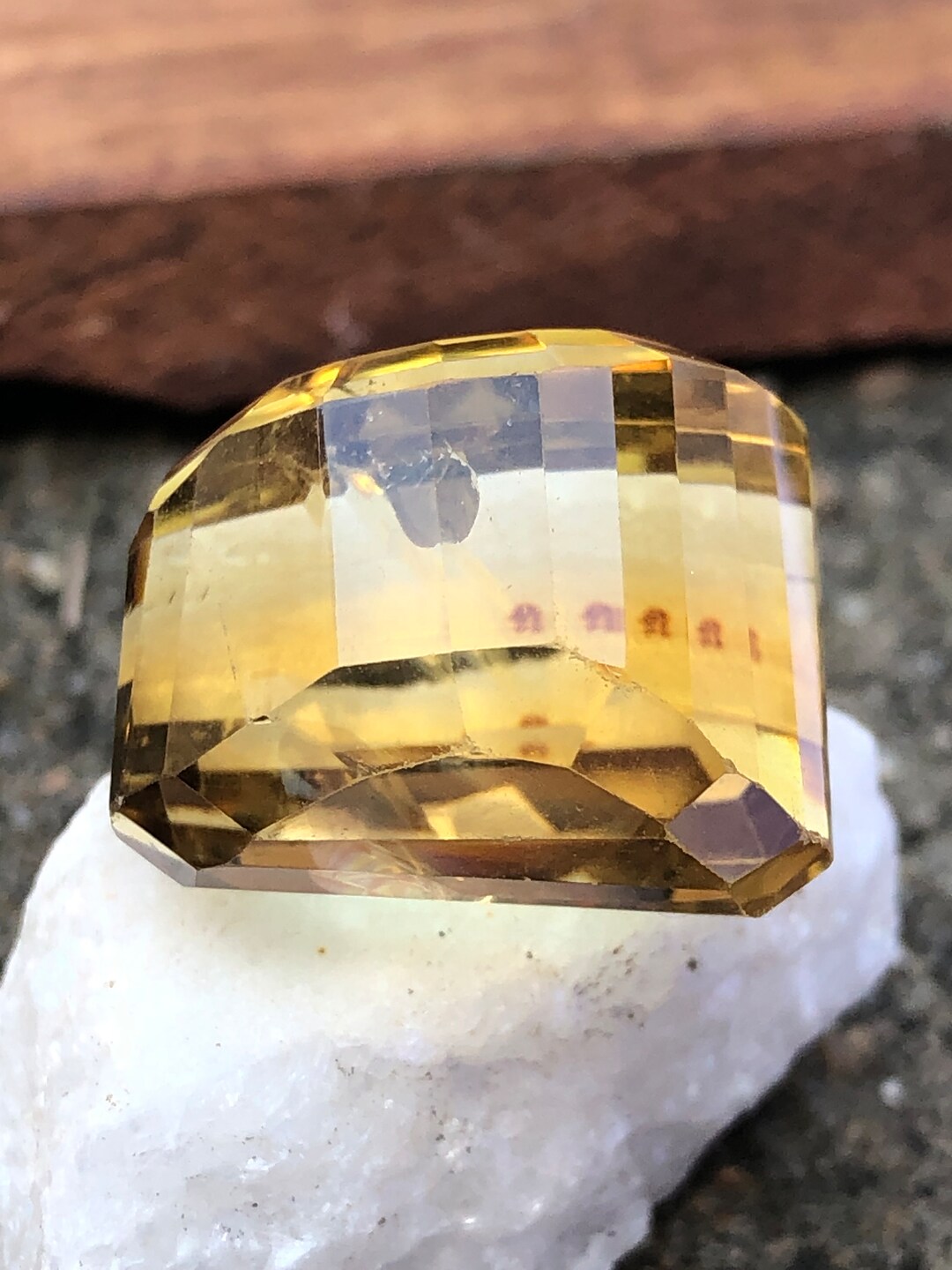 Buy Natural Citrine Gemstone,18.50x15.30mm, 31.5 Carat Large Citrine ...