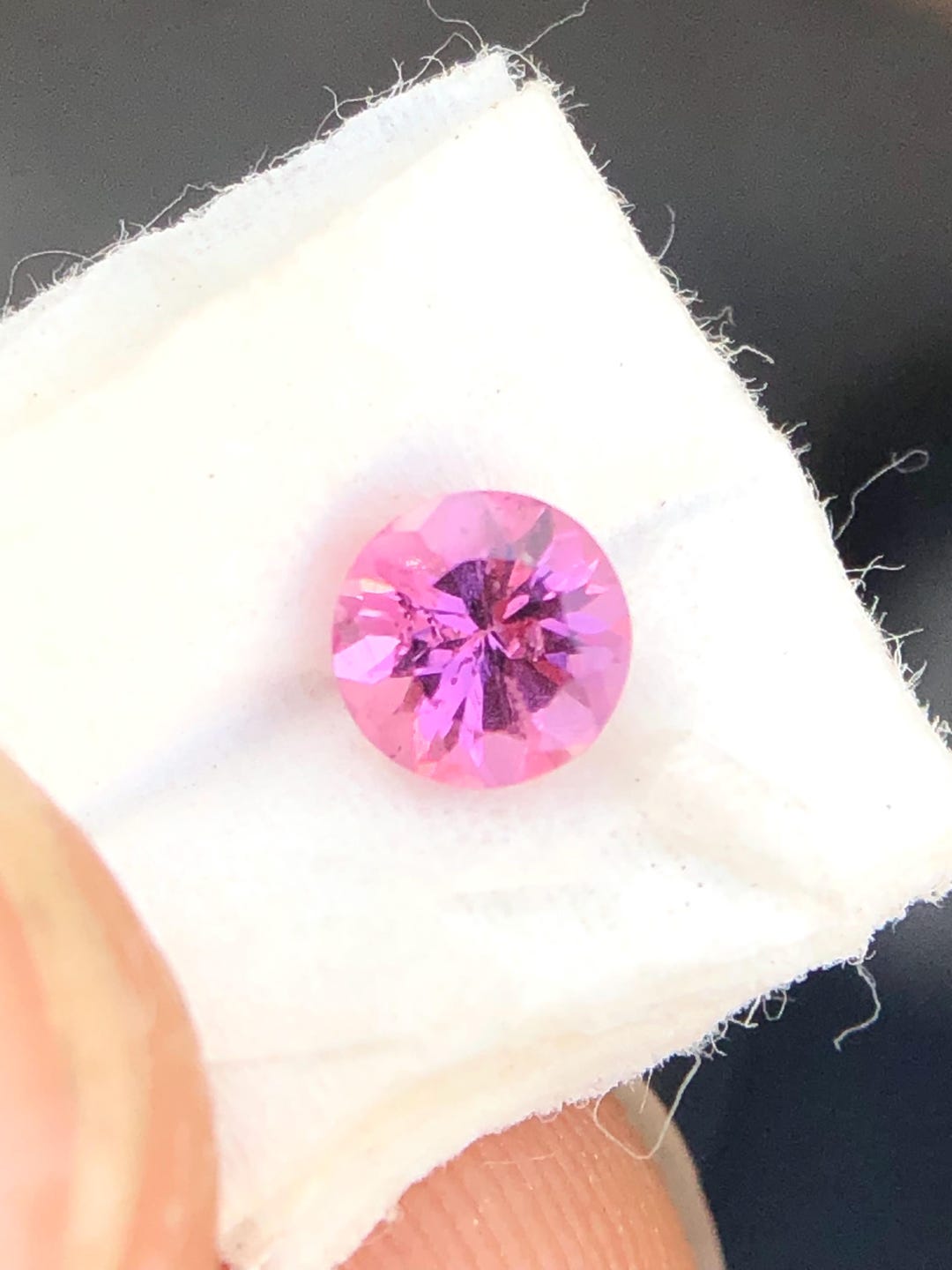 Buy Very Rare Hot Pink Tanzanite Gemstone, 4x2 MM Tanzanite Round 0.15 ...