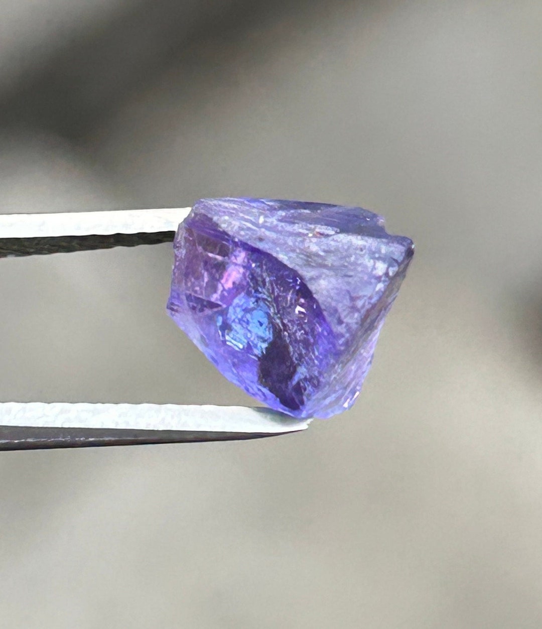 Purple Blue Tanzanite Rough, Natural Tanzanite, Purple Tanzanite, Blue ...