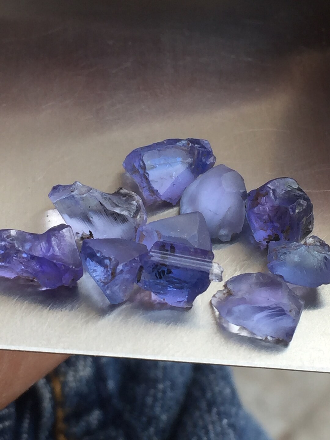 10 Pieces Tanzanite Raw, Tanzanite Rough Stone, Tanzanite Raw Stone ...