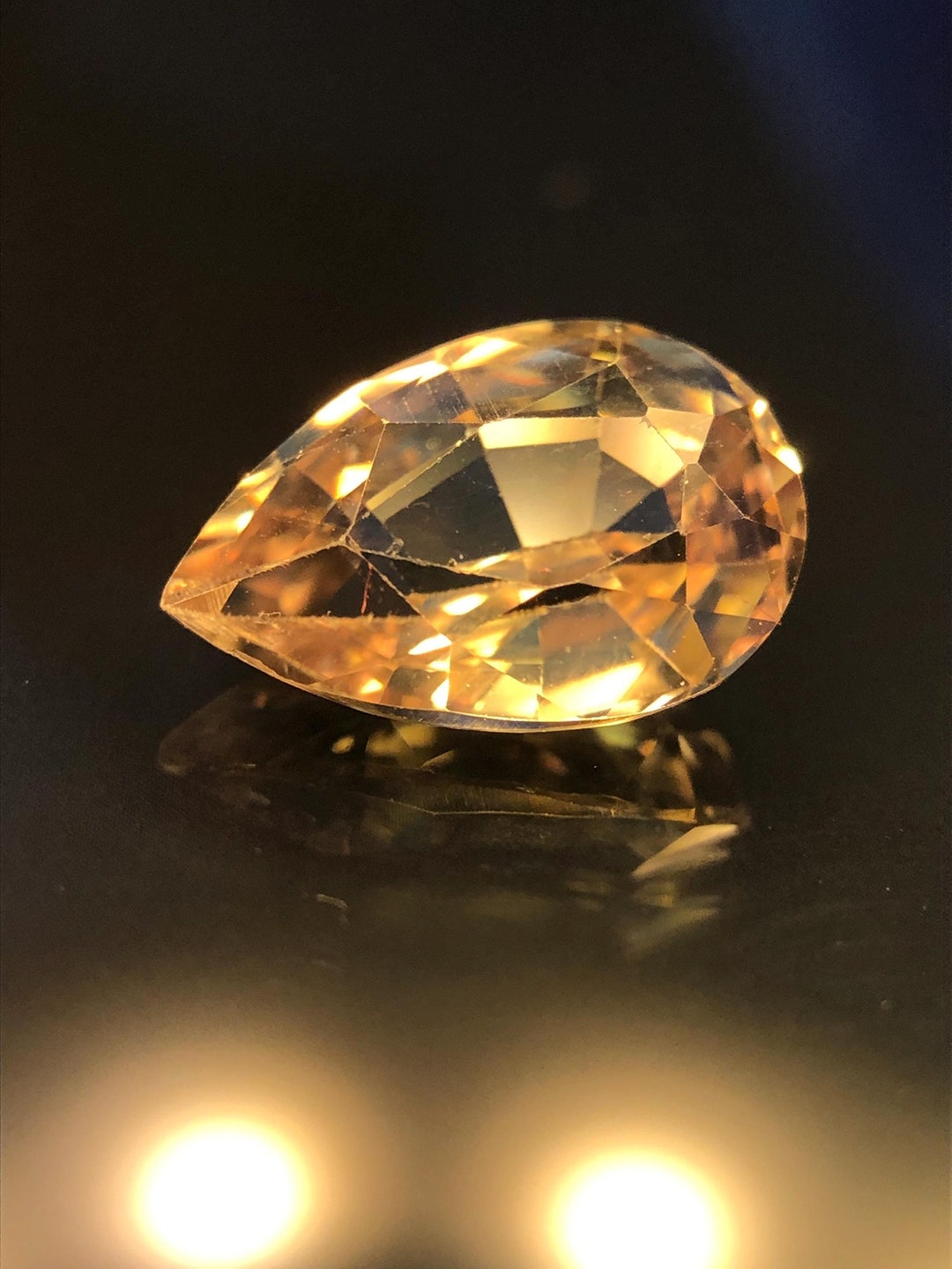 Rare Color Changing Zultanite Pear Gemstone, Zultanite Diaspore ...