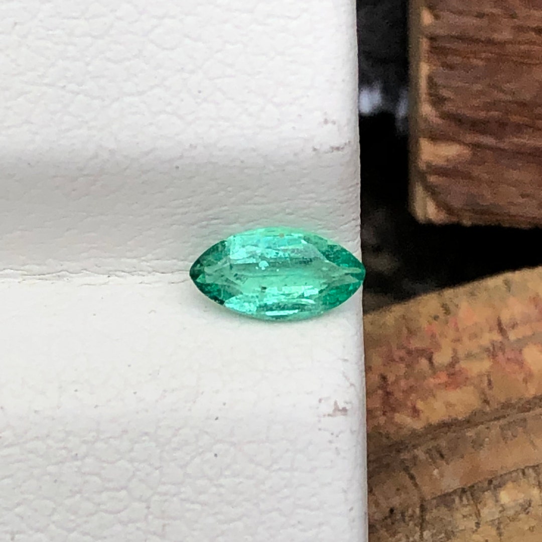 Lustrous Emerald Marquise Cut, Natural Emerald, Loose Emerald, Emerald ...