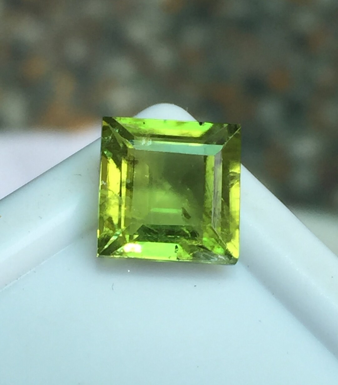Huge Peridot Square, Peridot Square, Peridot Square, Step Cut Peridot ...
