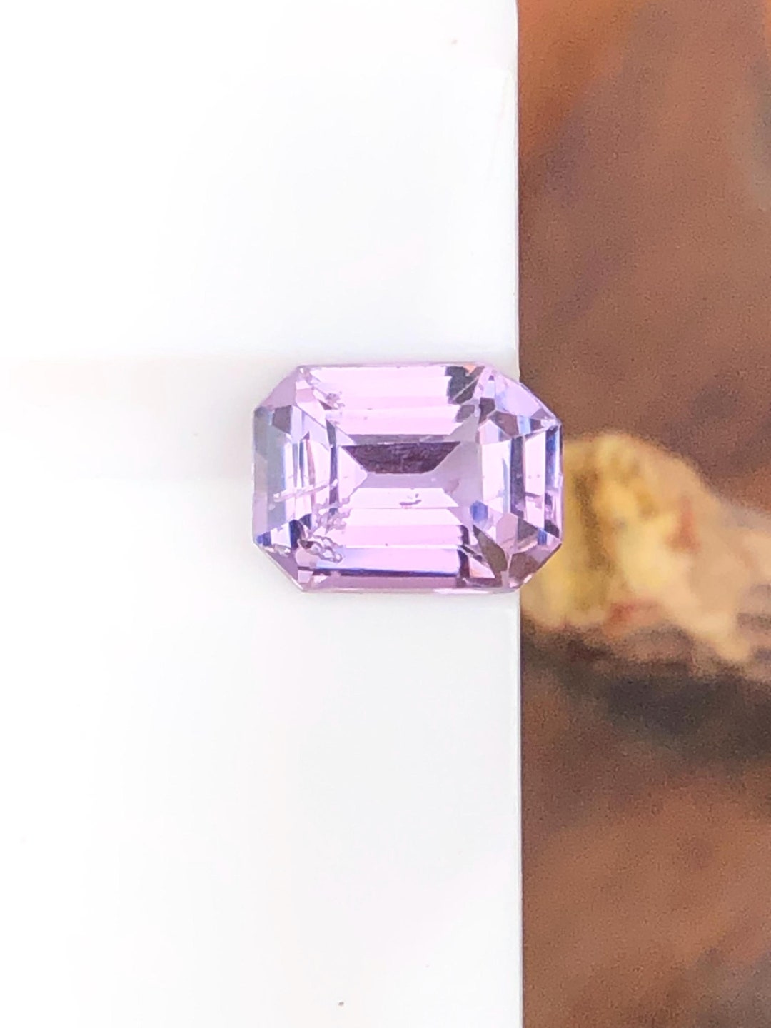 Amazing Pink Color Spinal, 5x4 MM Beautiful Octagon Shape Pink Spinal ...