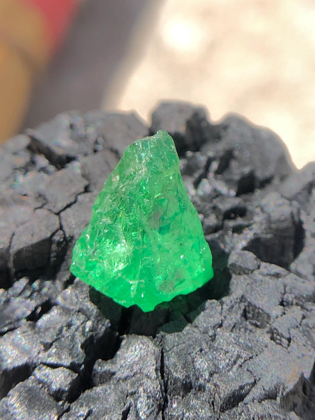 Natural Green Color Tsavorite Rough, Uncut Tsavorite, Tsavorite ...