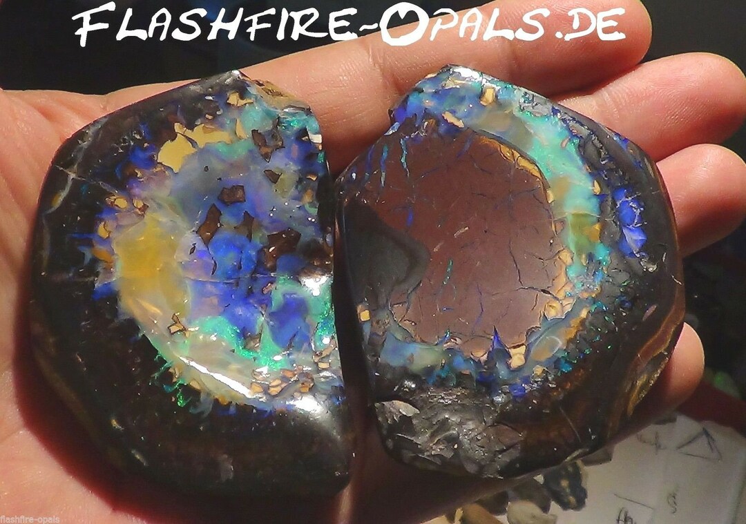 Over 700 Carat Boulder Opal Nut Couple With HAMMER DRAWING - Etsy