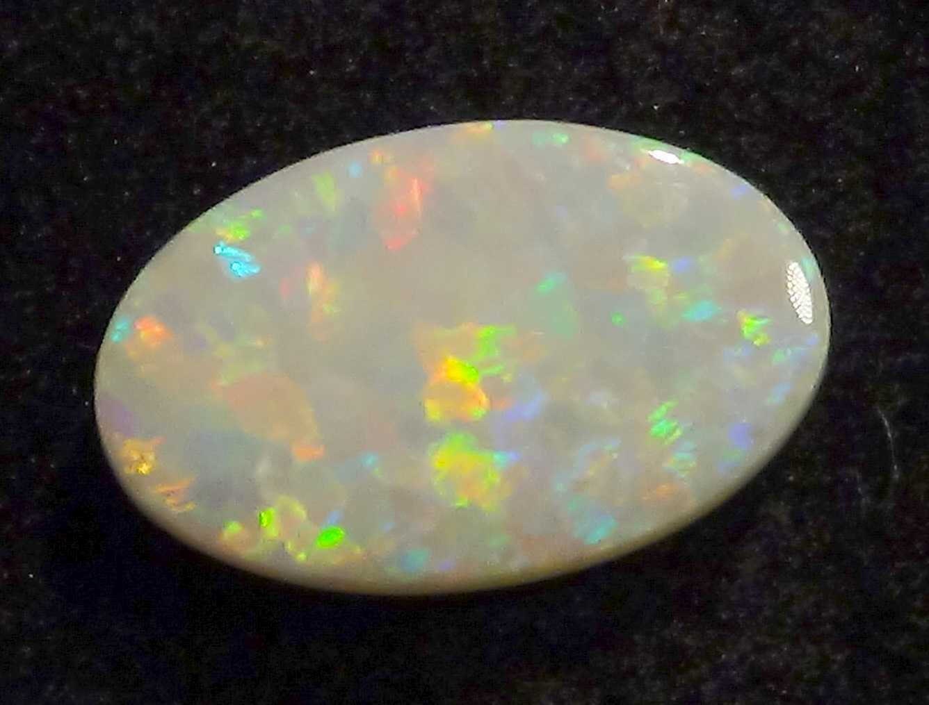 1.6ct GEM Blanco Noble Opal MULTICOLOR Patrón de - Etsy España