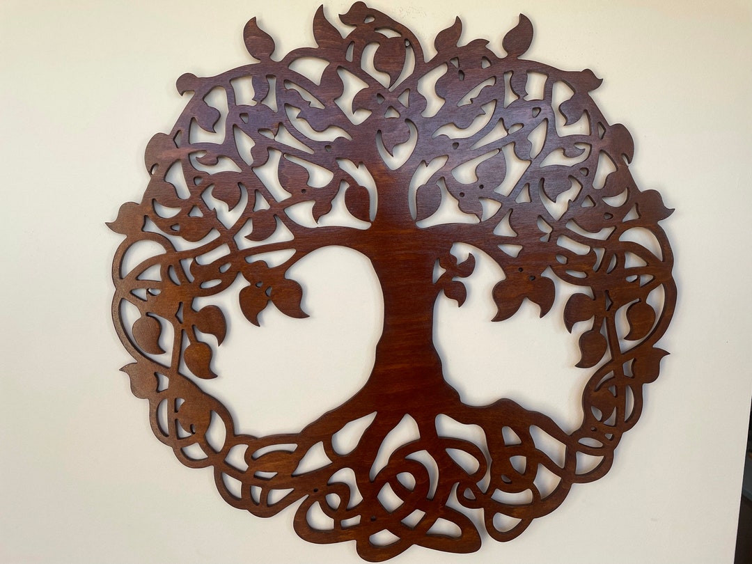 Tree of Life Infinity Tree Wall Decoration Wood Celtic Tree Home ...