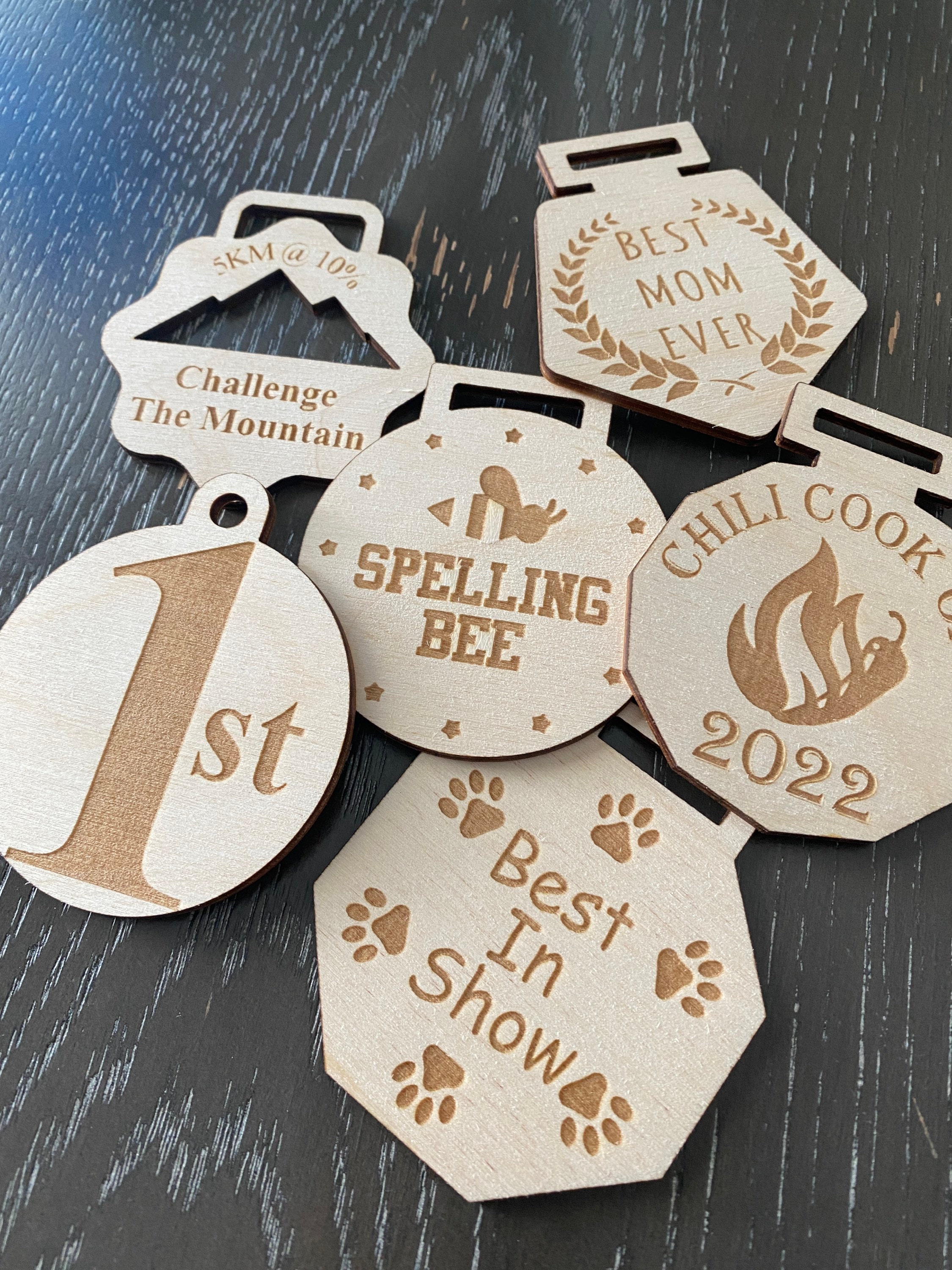 Custom Wooden Medals Wooden Awards Custom Awards Sport - Etsy