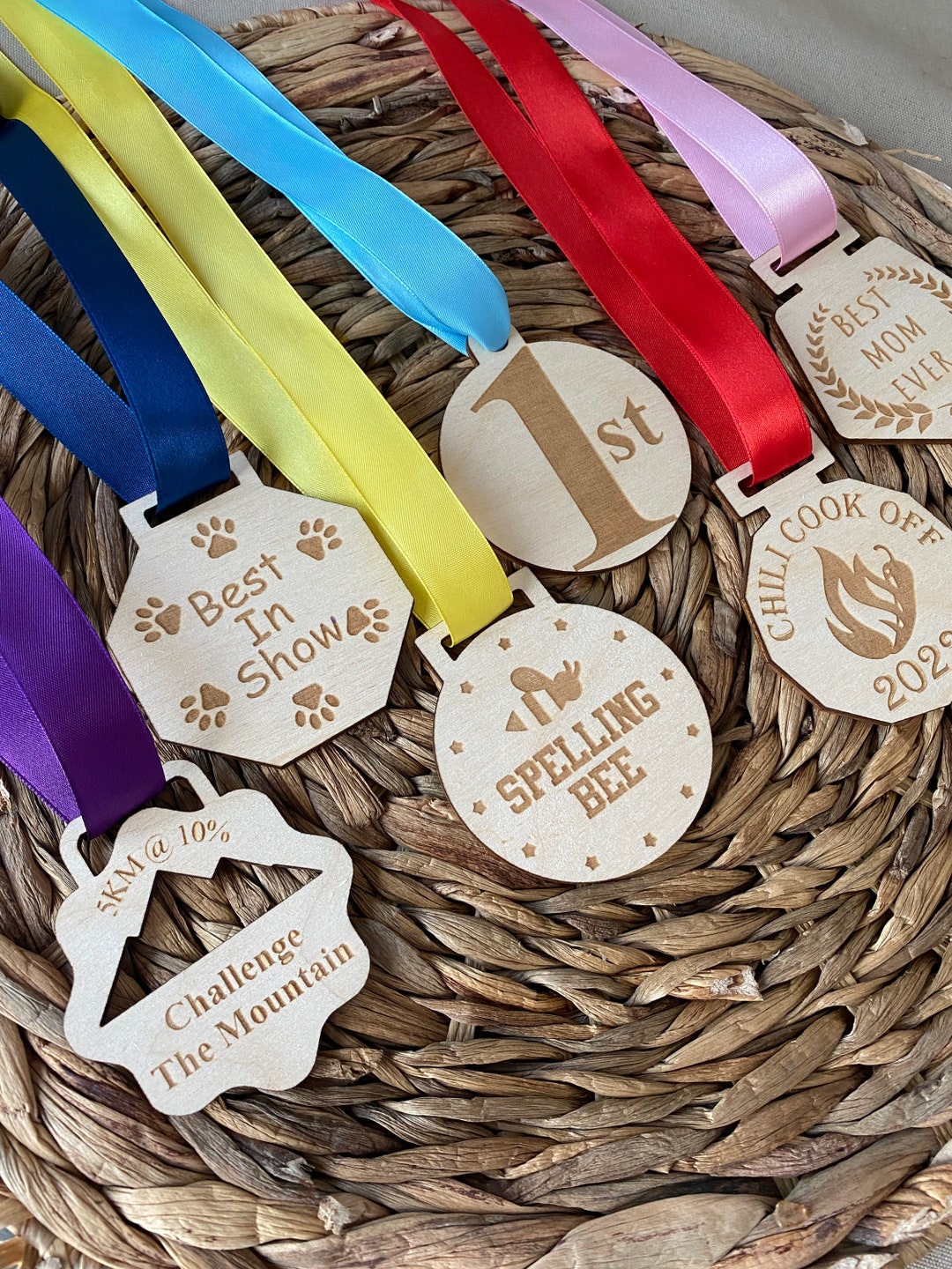 Custom Wooden Medals | Wooden Awards | Custom Awards | Sport Medals ...