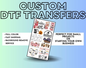 Custom Full Dtf Print, Ready to Transfer Vinyl, Wholesale DTF Transfer ...