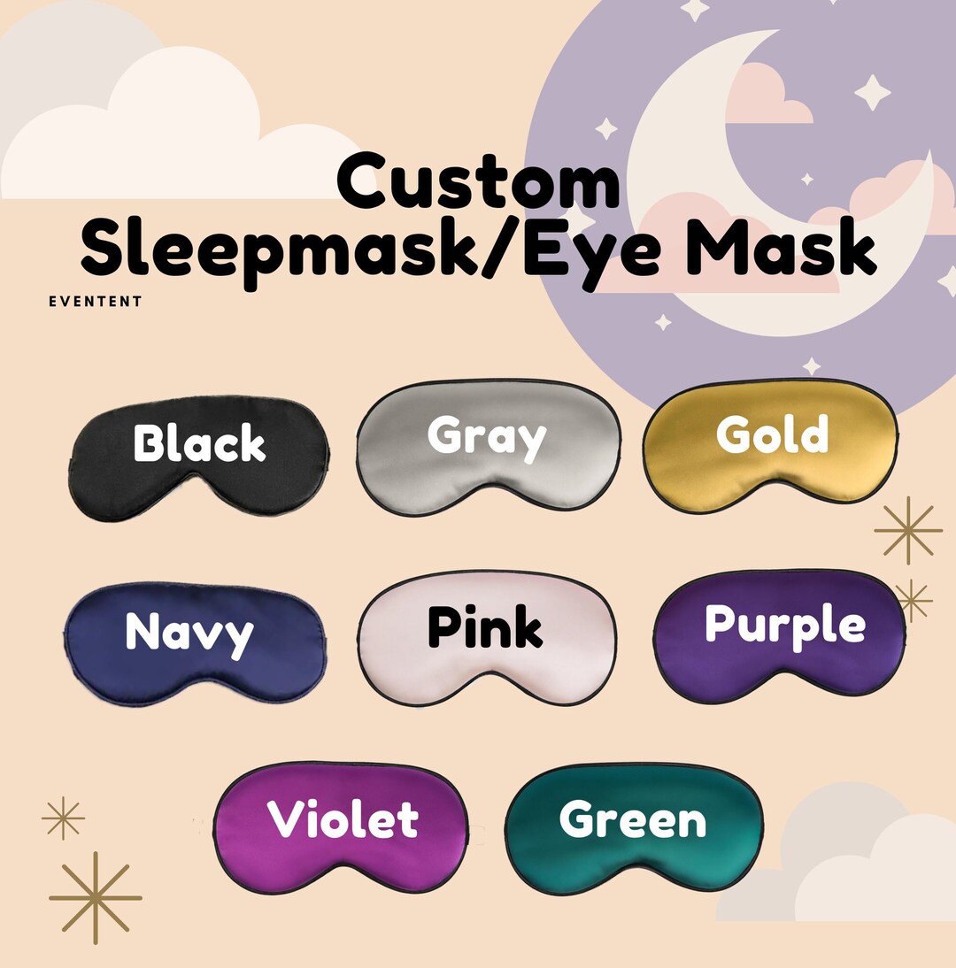 Custom Eye Mask, Sleeping Mask, Bachelorette Party Gift, Bridesmaid ...
