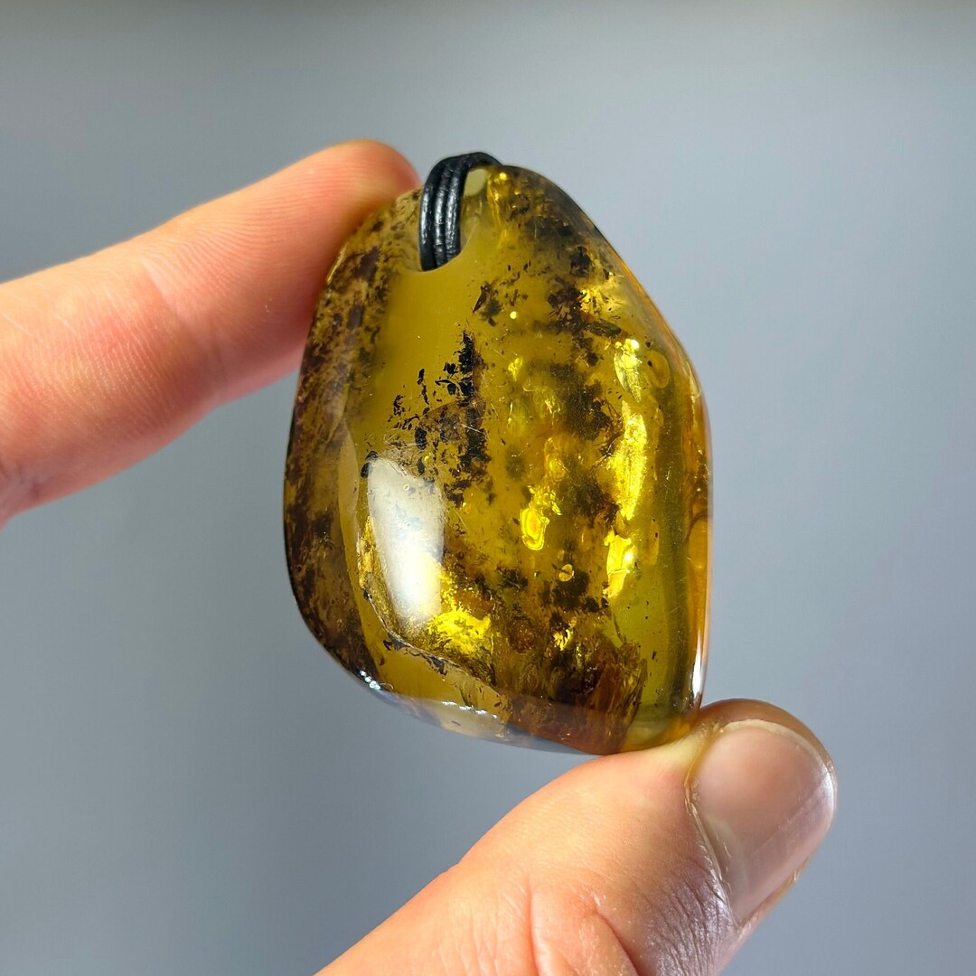 Large Amber Pendant, Large Amber Neckless Woman, Raw Amber Pendant ...