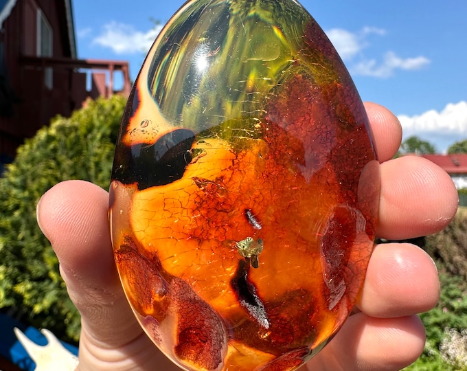Large Amber Stone, Baltic Amber Stone, Amber Gifts, Amber Snd Stone ...