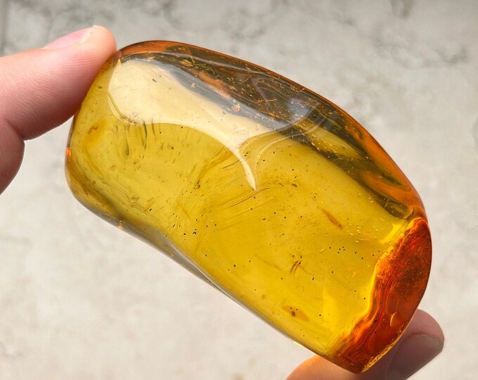 Clean AMBER STONE, BALTIC Amber, Worry Stone, Stress Relief Gift ...