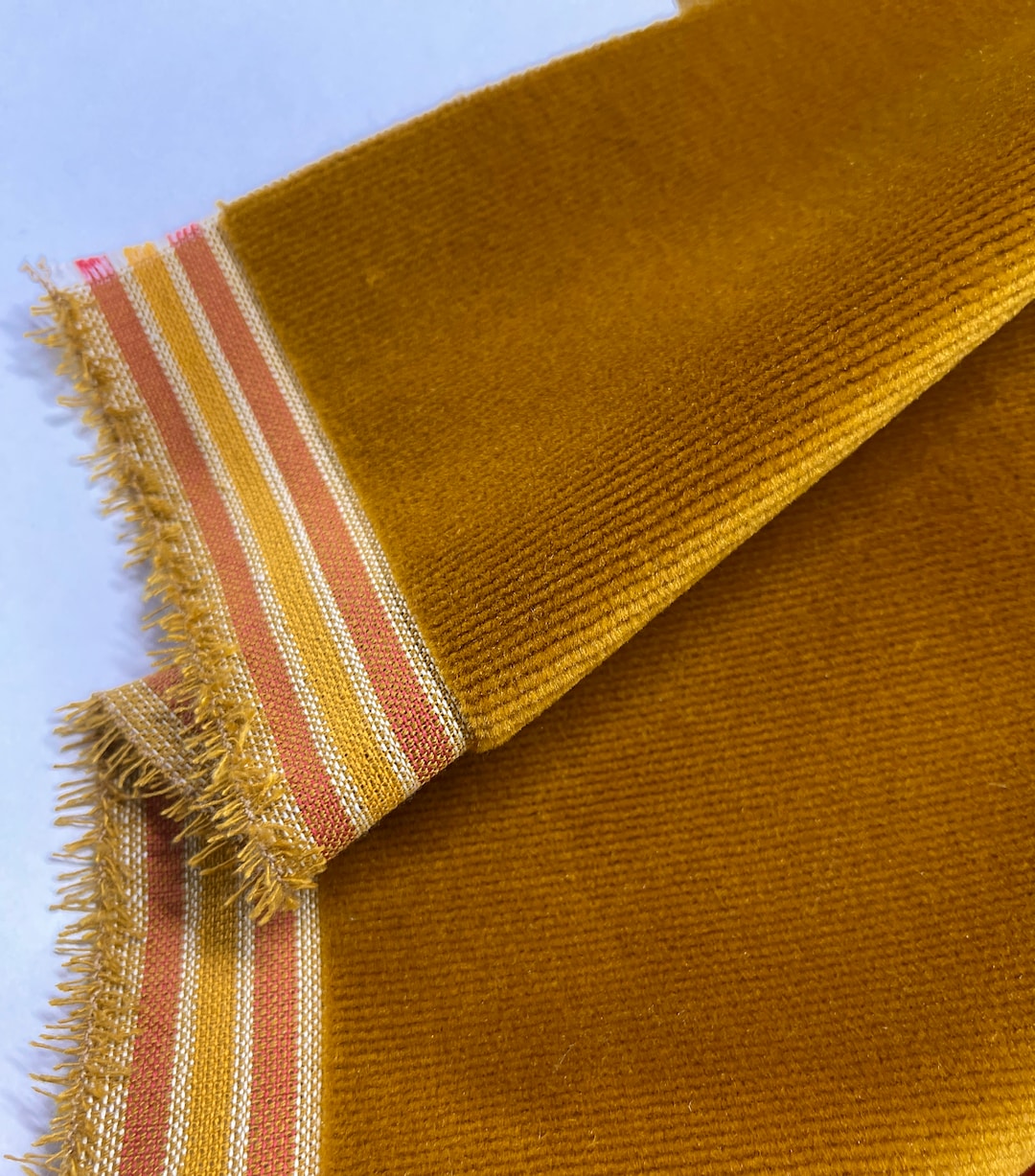 Dralon® Upholstery Velvet Pure Kanecaron H 140 Cm Ochre-coloured by ...
