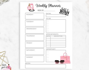 Studio Ghibli Soot Sprites Printable Weekly Planner - Etsy