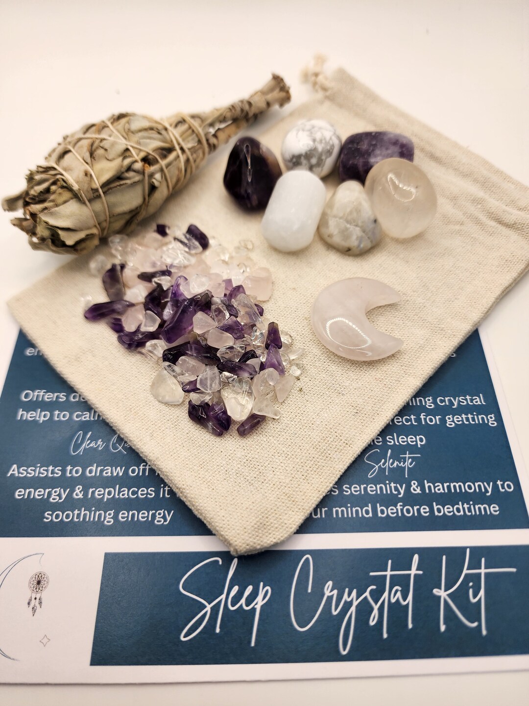 Sleep Crystal Kit, Crystals for Sleep Aid - Etsy