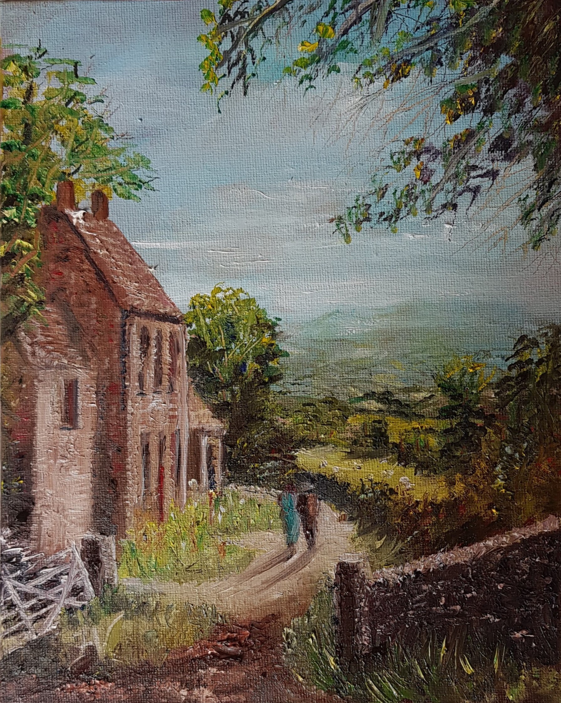 Tribute to George Barrett Snr. | Old French House | Original Oil ...