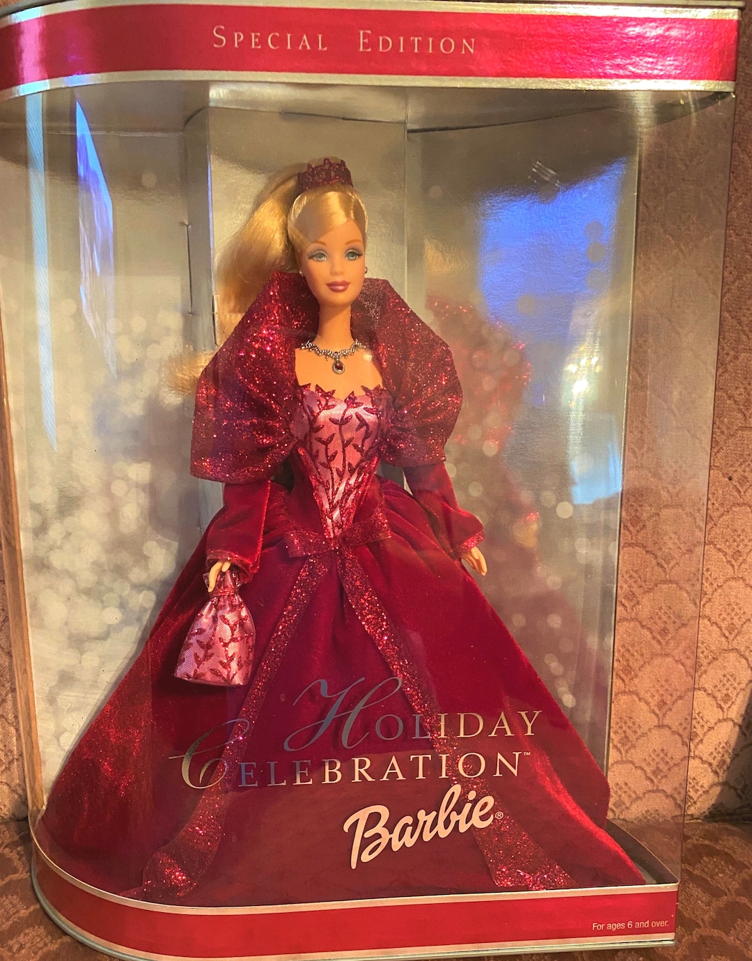 2002 Holiday Celebration Barbie - Etsy