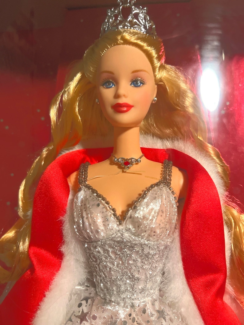 2001 Holiday Celebration Barbie - Etsy