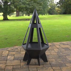 Pyramid Rocket III Fire Pit, Digital Product, Files DXF, Svg for CNC ...