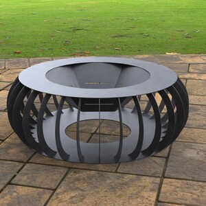 Round Fire Pit, Digital Product, Files DXF, SVG for CNC, Plasma, Laser ...