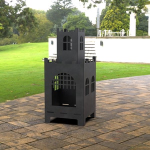 Castle Fire Pit, Digital Product, Files DXF, SVG for CNC, Plasma, Laser ...