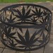 Fire Pit Ring Cannabis Leaves, Digital Product, Files DXF SVG for Cnc ...