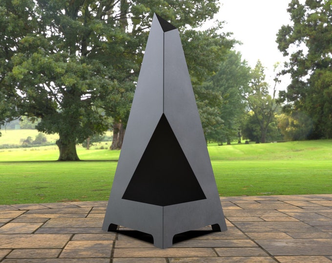 Triangular Pyramid Fire Pit Digital Product Files DXF SVG - Etsy
