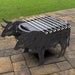 Bull Fire Pit Digital product files DXF SVG for CNC | Etsy