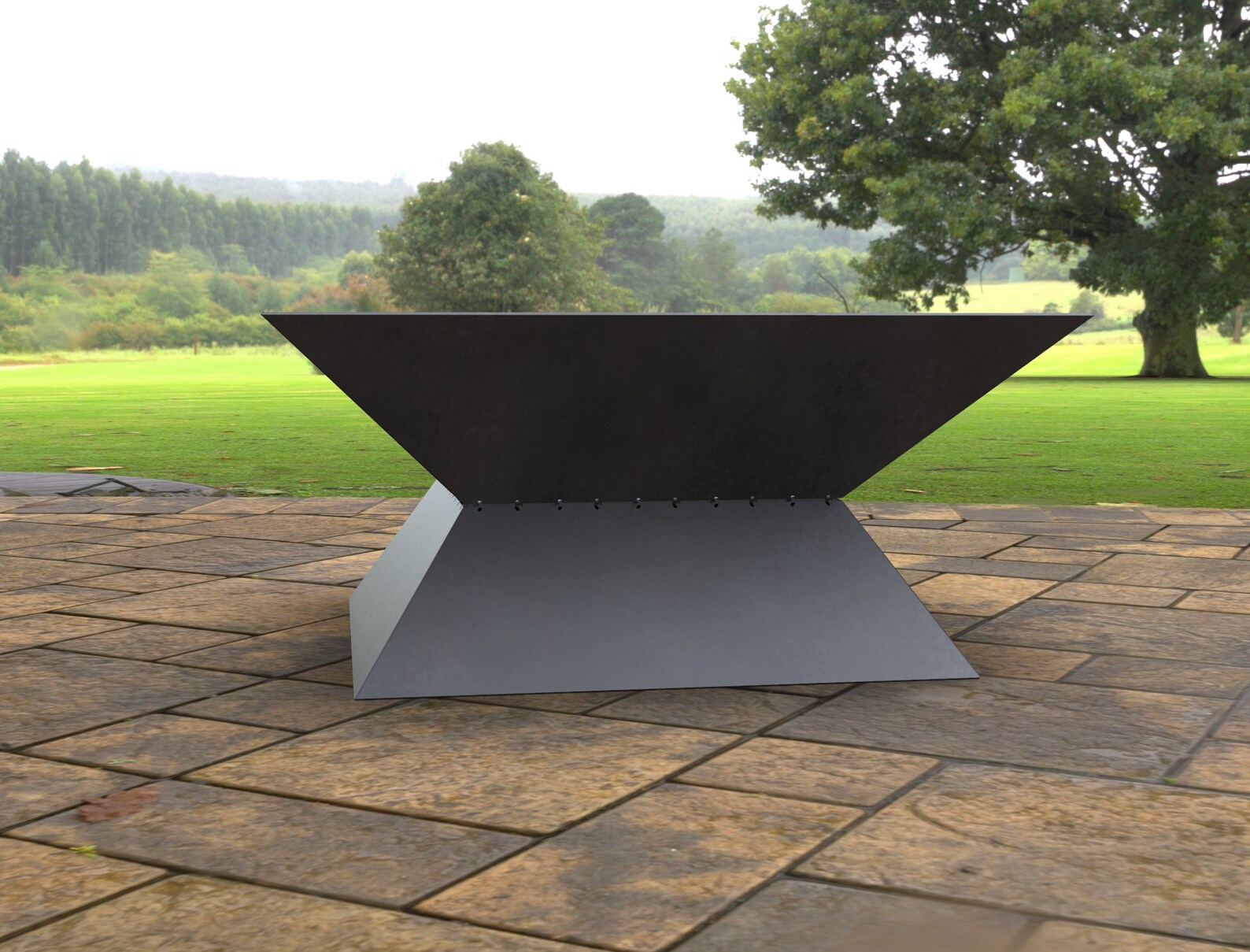 Square Fire Pit II Digital Product Files DXF SVG for Cnc - Etsy