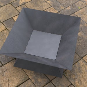 Square Fire Pit II, Digital Product, Files DXF, SVG for Cnc, Plasma ...