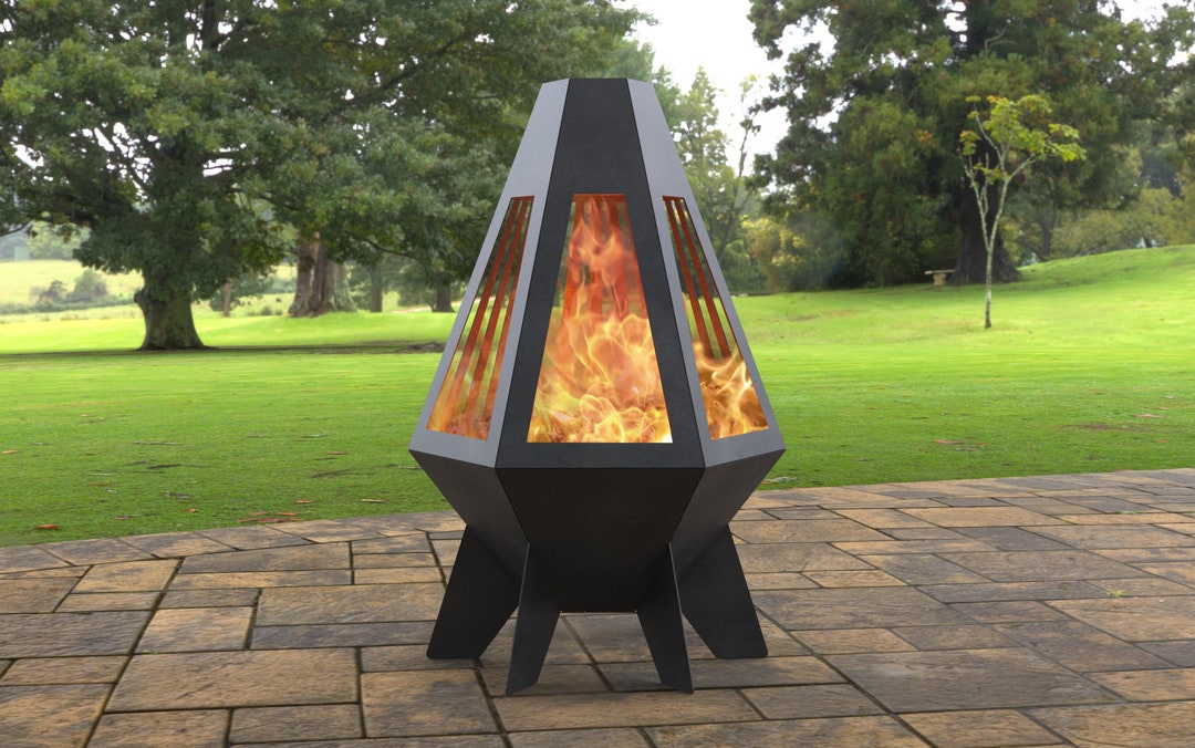 Pyramid Rocket IV Fire Pit, Digital Product, Files DXF, Svg for CNC ...