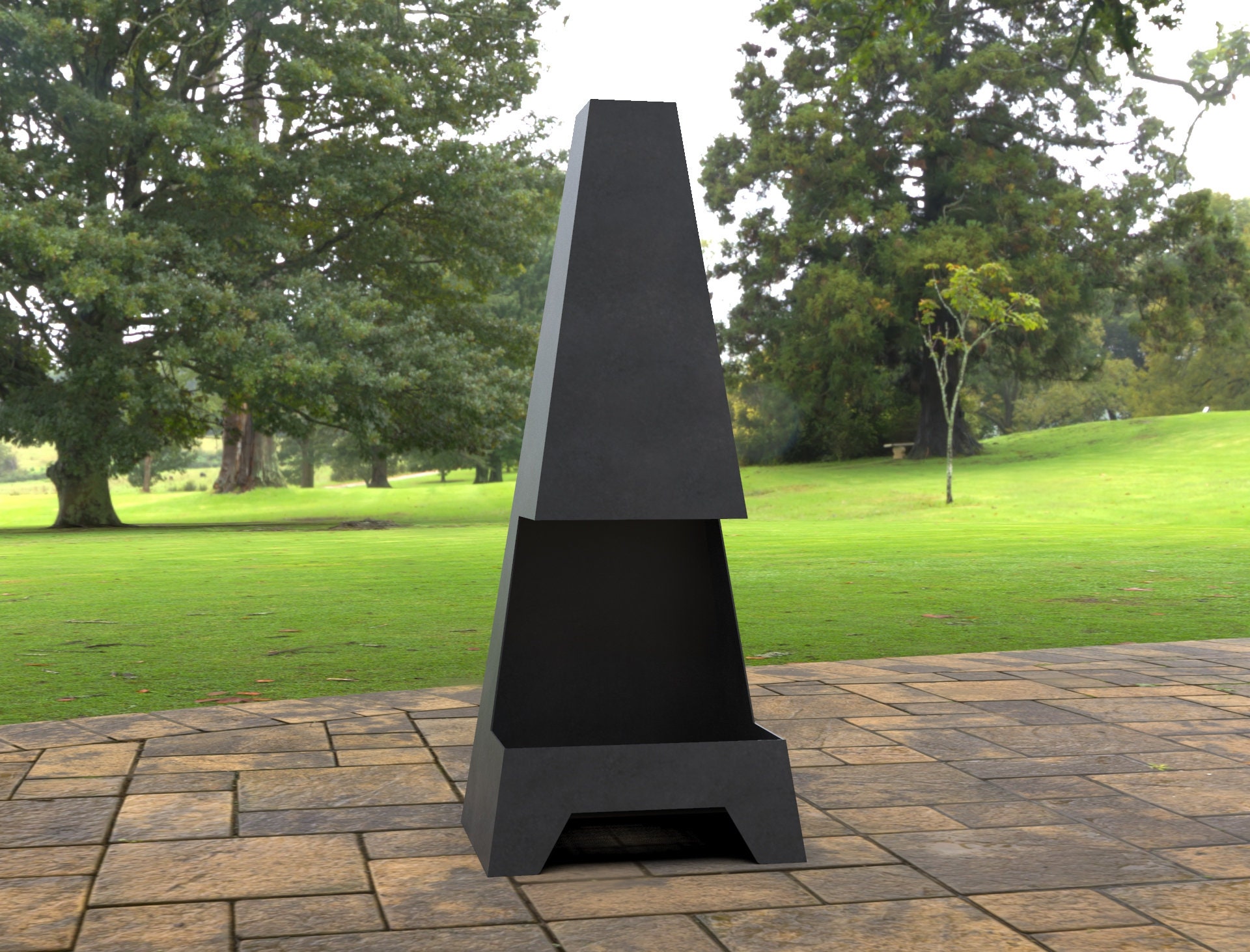 Pyramid Fireplace Fire Pit Digital Product Files DXF SVG - Etsy