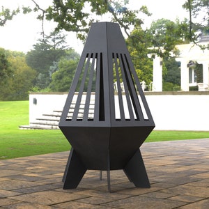 Pyramid Rocket IV Fire Pit, Digital Product, Files DXF, Svg for CNC ...