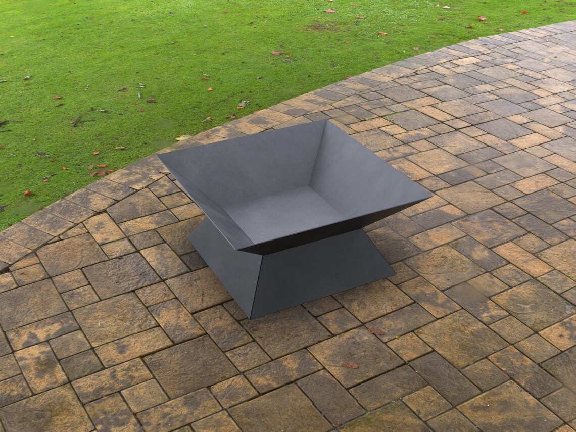 Square Fire Pit Digital Product Files DXF SVG for CNC - Etsy