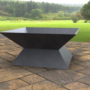 Square Fire Pit II, Digital Product, Files DXF, SVG for Cnc, Plasma ...