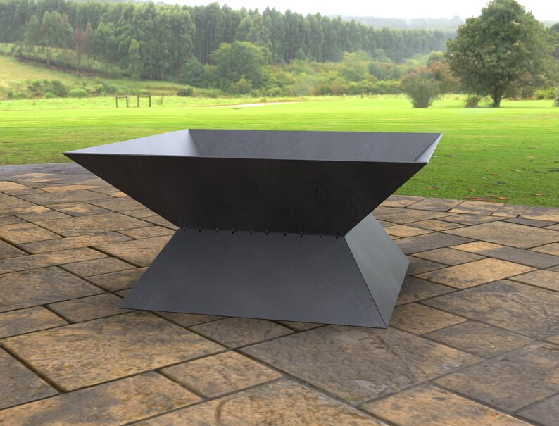 Square Fire Pit II Digital Product Files DXF SVG for Cnc - Etsy Australia