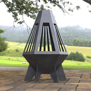 Pyramid Rocket IV Fire Pit, Digital Product, Files DXF, Svg for CNC ...