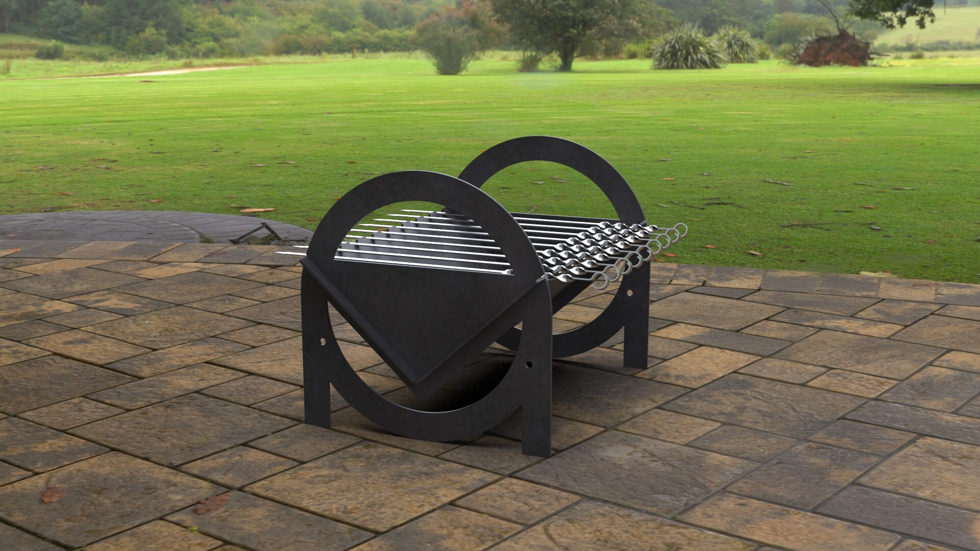 Flat Pack Collapsible Fire Pit Digital Product Files DXF - Etsy