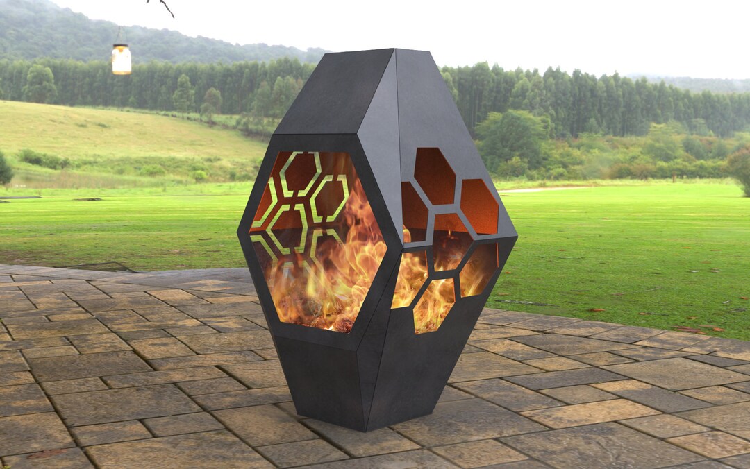 Fire Pit Beehive 3mm, Digital Goods, Firepit Metal Art, Metal ...