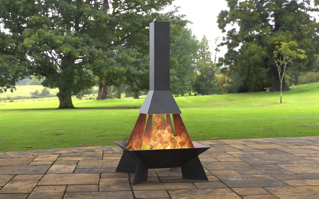 Pyramid Rocket Fire Pit, Digital Product, Files DXF, SVG for CNC ...