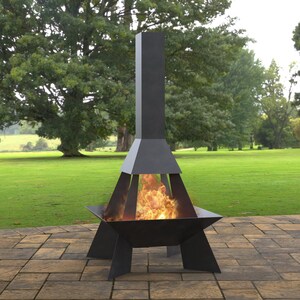 Pyramid Rocket Big Fire Pit, Digital Product, Files DXF, SVG for CNC ...