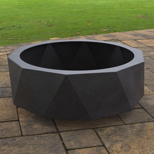 Fire Pit With Triangles, Digital Product, Files DXF, SVG for Cnc ...