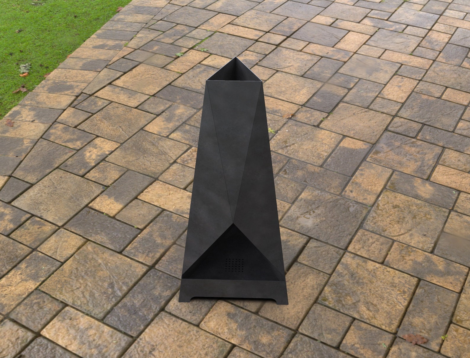 Triangular II Pyramid Fire Pit Digital Product Files DXF - Etsy