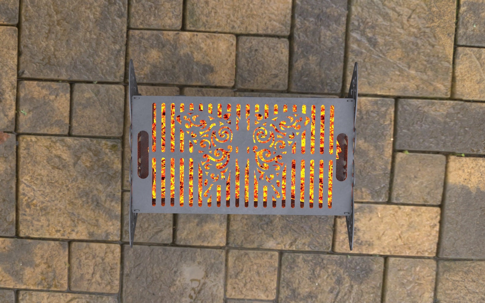 Butterfly II Fire Pit, Digital Product, Files DXF, SVG for Cnc, Plasma ...