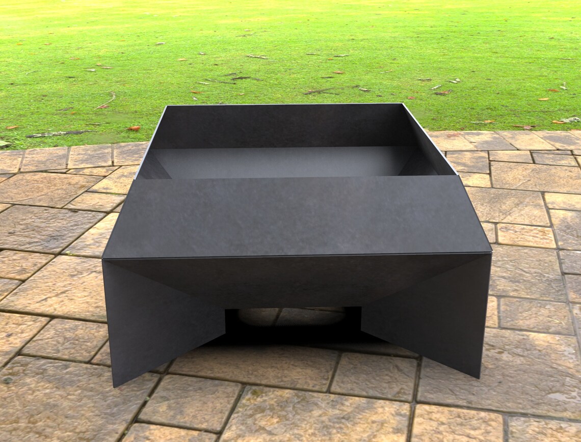 Square Fire Pit New Digital Product Files DXF SVG for Cnc | Etsy
