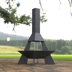 Pyramid Rocket Big Fire Pit, Digital Product, Files DXF, SVG for CNC ...
